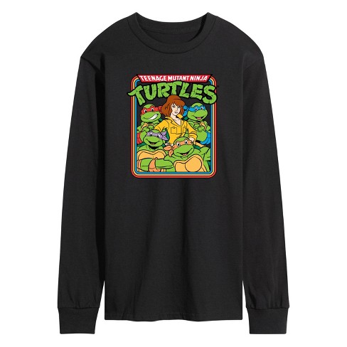 Men's Teenage Mutant Ninja Turtles Retro Group April Long Sleeve ...