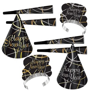 Beistle Ring In The New Year Assorted Kit for 8 : Target