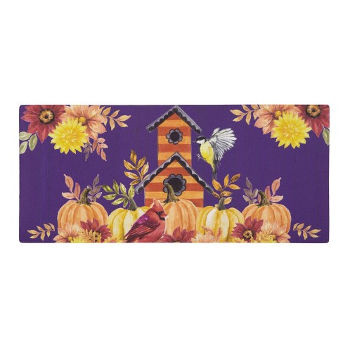 Welcome Fall Bird House Sassafras Switch Mat : Target