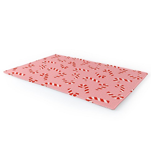 Lathe & Quill Candy Canes Pink 8’ X 10' Rug - Deny Designs : Target