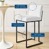 Modway Indulge Channel Tufted Fabric Bar Stools : Target
