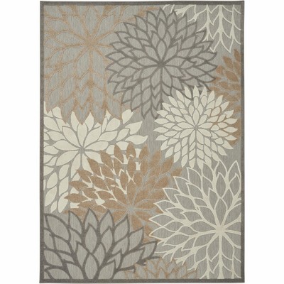 Nourison Aloha Floral Bloom Flatweave High-low Indoor Outdoor Area Rug ...