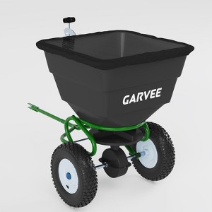 Adjustable Flow Tow-Behind Spreader, 110 Lbs Heavy Duty Pull Spreader ...