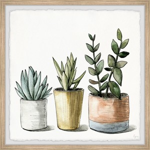 HomeStock 25 in. L x 25 in.W Framed Object Digital Art For Wall Art For ...