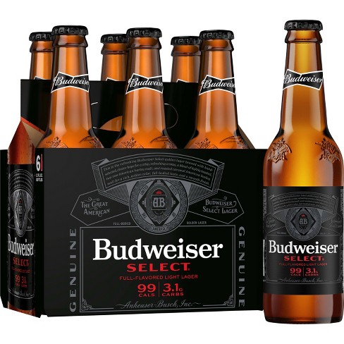Budweiser Select Beer - 6pk/12 Fl Oz Bottles : Target