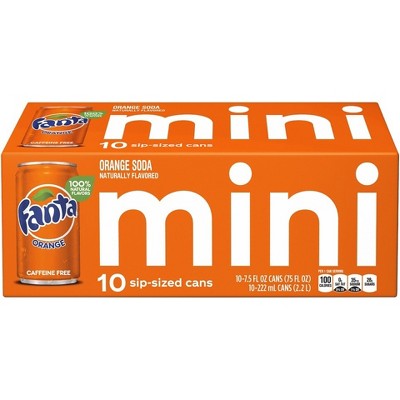 Fanta Orange Soda - 10pk/7.5 fl oz Mini-Cans | Shop Your Way: Online ...