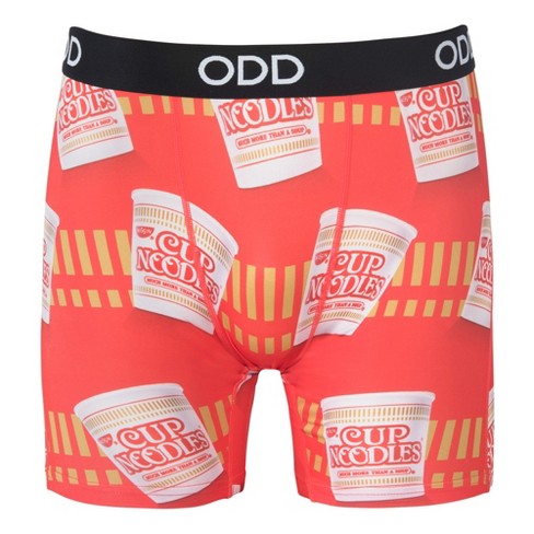 Odd Sox Men's Funny Underwear Boxer Briefs, Top Ramen Noodle Soup ...