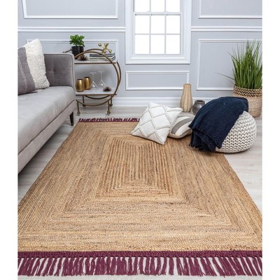 Rugs America Naomi NO10G Border Geometric/Solid Area Rug : Target