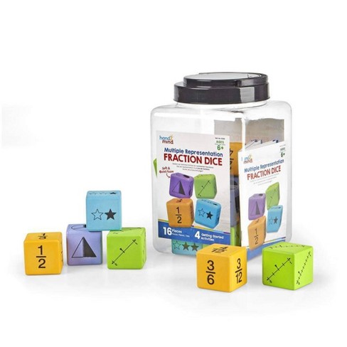 Hand2mind Multiple Representation Fractions Dice : Target