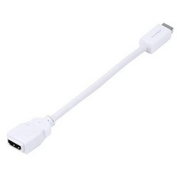 Monoprice M1-d(p&d) Male To Hdmi Female Adapter (gold Plated Connector ...