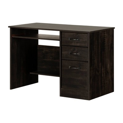 Versa Computer Desk With Hutch Winter Oak - South Shore : Target
