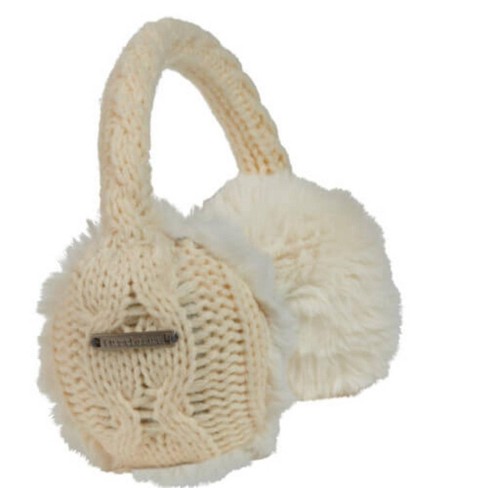 Turtle Fur Women's Ear Muffin Faux Fur Lined Earmuffs, Ivory : Target
