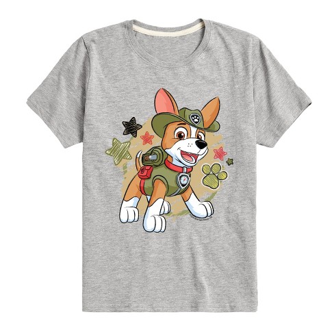 Boys' - Paw Patrol - Tracker Paw Patrol Short Sleeve Graphic T-shirt ...