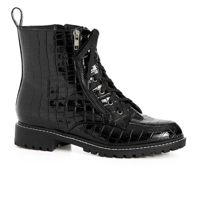 City Chic | Women's Wide Fit Birdie Ankle Boot - Black - 12w : Target