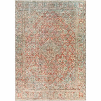 Mark & Day Abran 6'7"x9' Rectangle Woven Indoor Area Rugs Rust : Target