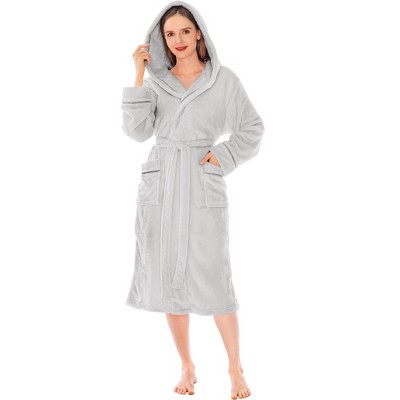 Pavilia Fleece Robe For Women, Plush Warm Bathrobe, Fluffy Soft Spa ...