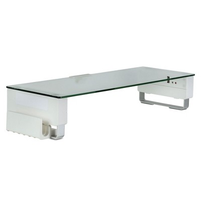 Mount-it! Mesh Computer Monitor Stand Riser | Desk Organizer With 2 ...