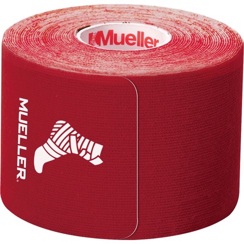 Mueller Sports Medicine 20 Pre-cut I-strips Kinesiology Tape Roll - Red ...