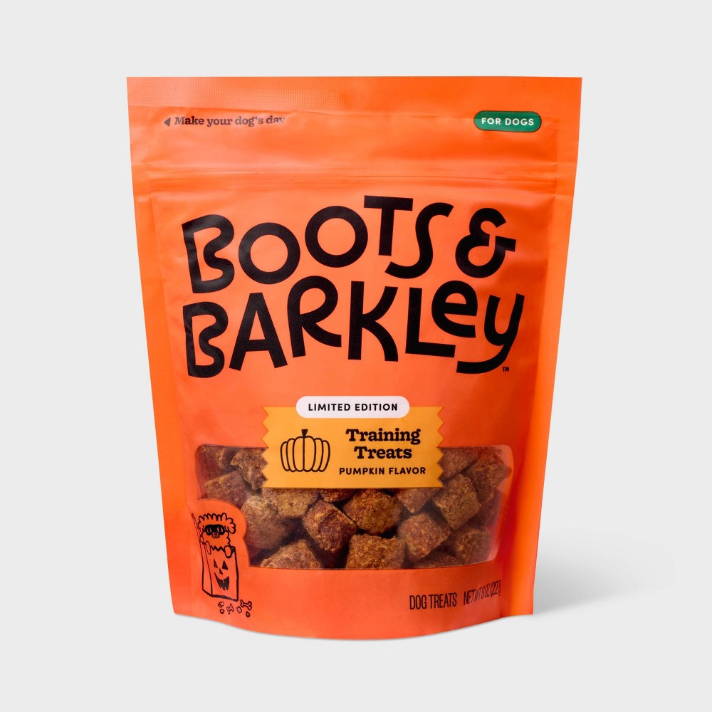 Chicken and Pumpkin Flavor Chewy Training Dog Treats - Boots & Barkley ...