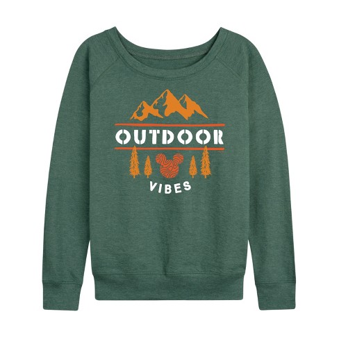 Women's Disney Outdoor Vibes Lightweight French Terry Slouchy - Heather ...