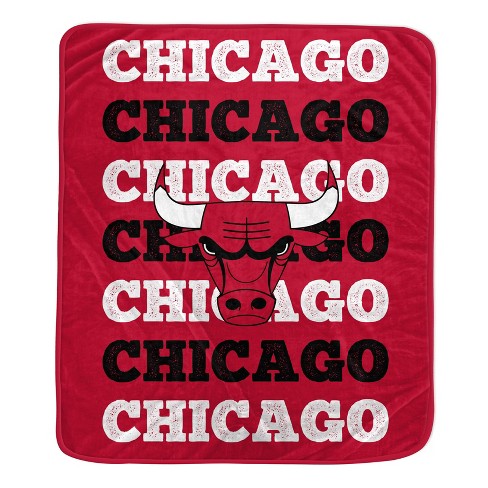 Nba Chicago Bulls Repeat Refresh Ultra Soft Blanket : Target