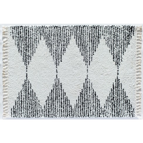 Cosmoliving By Cosmopolitan Moon Ms30a Heath White Area Rug, 8'x10 ...