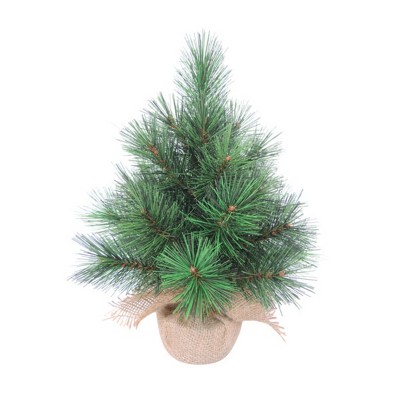 Transpac Small Evergreen Tree In Burlap Home Decorations Christmas : Target