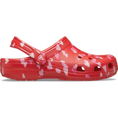 Crocs Adult Classic Valentine’s Day Clogs, Cherry Red, W9/m7 : Target