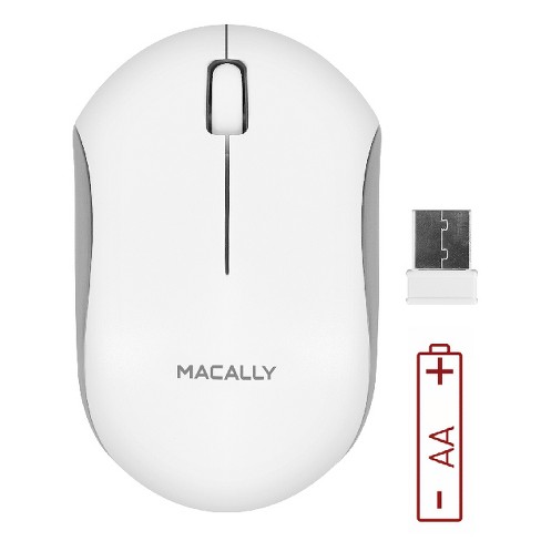 Macally Rf Wireless 3 Button, Smooth Soft High Dpi Mouse With 3 Button ...