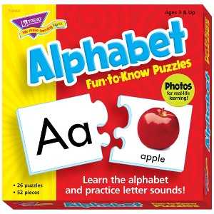 TREND ENTERPRISES, INC. Fun-to-Know Puzzles: Alphabet, game, 3 x 6 in ...