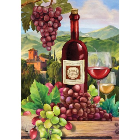 Wine Country Summer House Flag Vineyard Grapes 28" X 40" Briarwood Lane ...