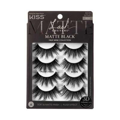Kiss Products False Eyelashes - Matte Cheviot - 8ct : Target