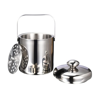 Hammered Metal Ice Bucket With Ice Scoop - Threshold™ : Target