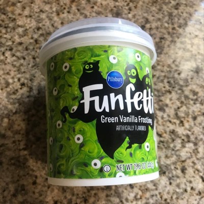Pillsbury Funfetti Green Tub Frosting – 15.6oz : Target