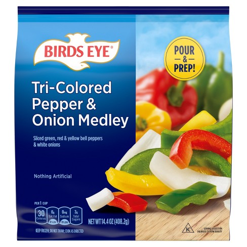 Birds Eye Frozen Tri Colored Pepper & Onion Medley - 14.4oz : Target