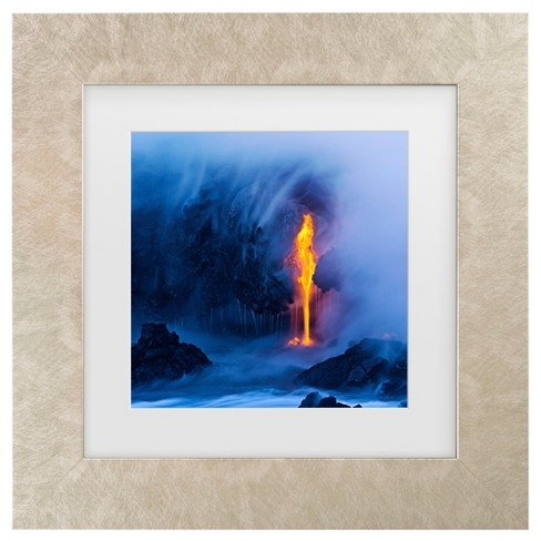 Miles Morgan Electric Blue Matted Framed Art : Target