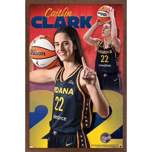 Trends International Wnba Indiana Fever - Caitlin Clark 24 Framed Wall ...
