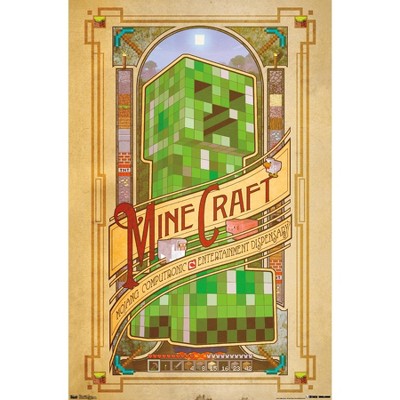 Trends International Minecraft - Mobbery Framed Wall Poster Prints ...
