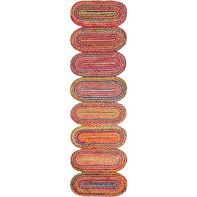 Cape Cod Cap202 Hand Woven Runner Rug - Red/multi - 2'3"x8' - Safavieh ...