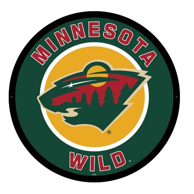 Evergreen Ultra-thin Edgelight Led Wall Decor, Round, Minnesota Wild ...