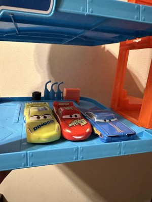 Disney And Pixar Cars Glow Racers Copper Canyon Glowing Garage Playset ...