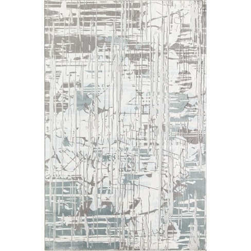 Cosmoliving By Cosmopolitan Delancey Abstract Contemporary Area Rug ...