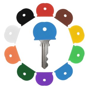 Unique Bargains U-shaped Key Covers Caps for Flat Key Head 24 Pcs Blue ...