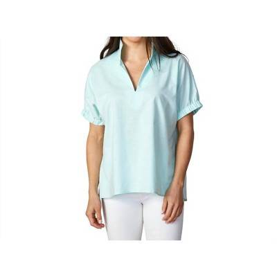 Women's Betsy Collared Chambray Top - Caryn Lawn : Target