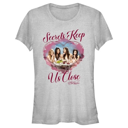 Junior's Women Pretty Little Liars Secrets Keep Us Close T-shirt : Target