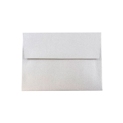 Jam Paper A6 Metallic Invitation Envelopes 4.75 X 6.5 Stardream Silver ...