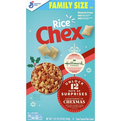 General Mills Family Size Rice Chex Cereal - 18oz : Target