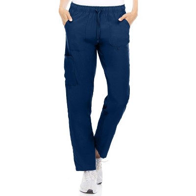 Hey Collection Women Medical Scrubs Straight Leg Pants with 4 Pockets ...