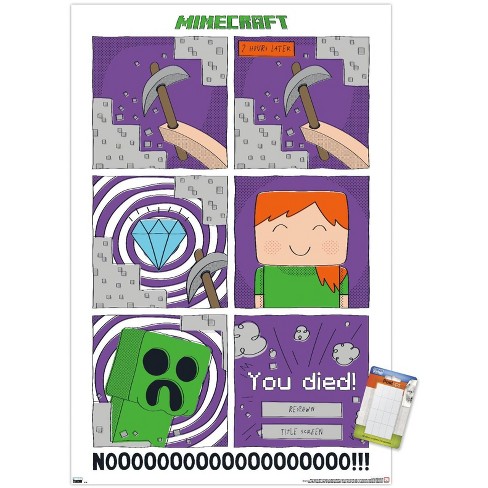 Trends International Minecraft - Simple Comic Alex Creeper Unframed ...