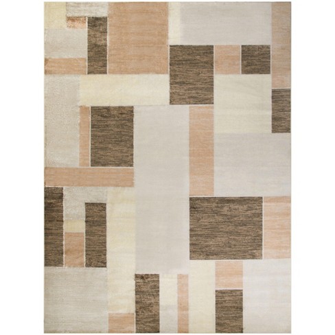 Nourison Astra Machine Washable Contemporary Color Block Indoor Rug ...